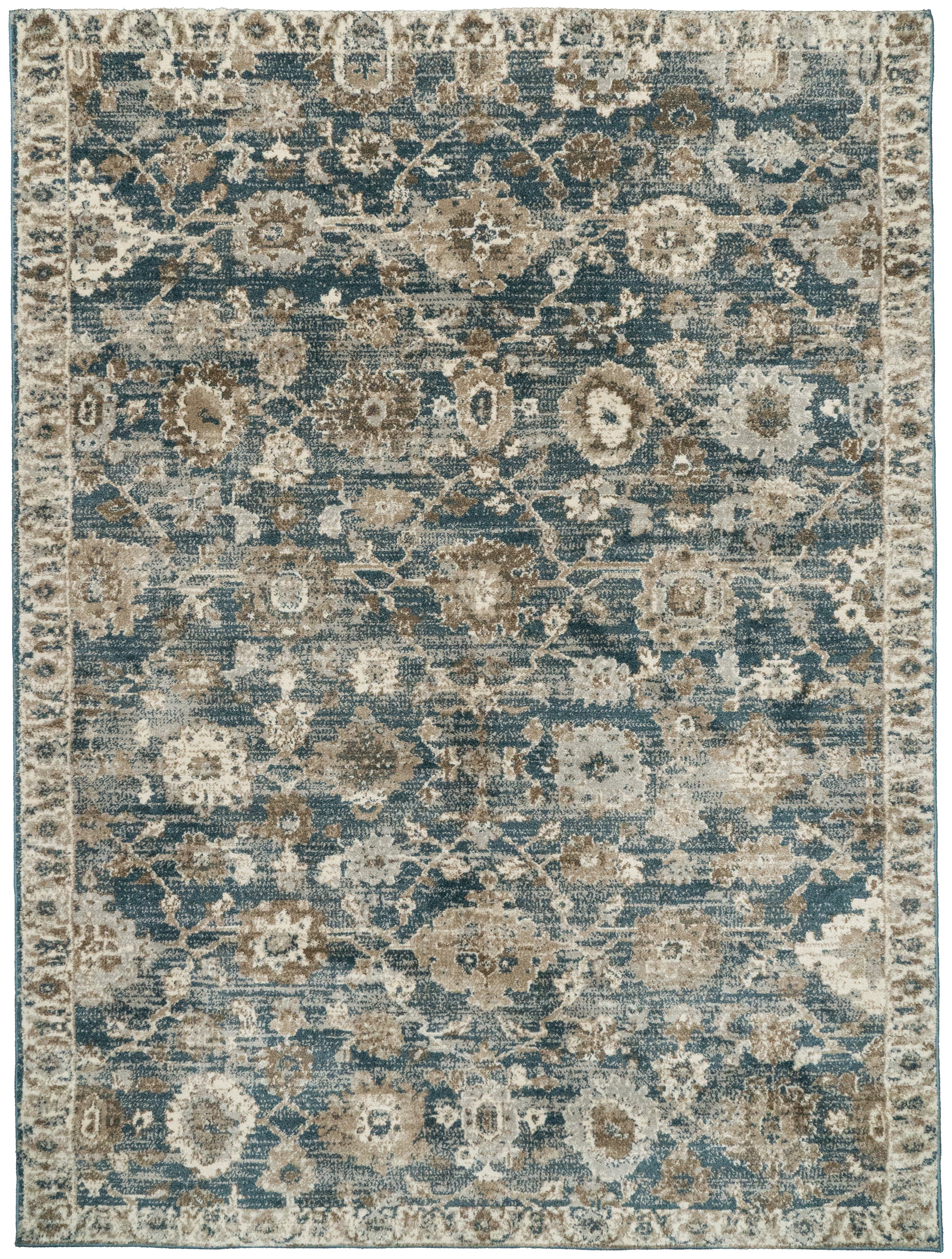 Venedik 17785-518 Blue/Cream/Beige Area Rug – Buy Rugs Cheap